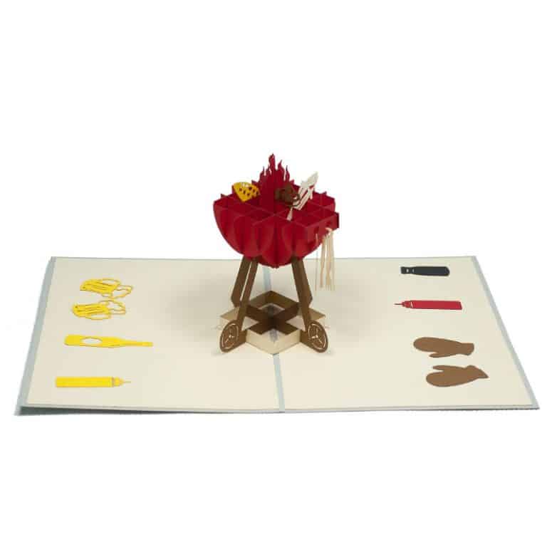 Christmas Vintage Trailer Pop Up Card - 3D Cards Manufacturer