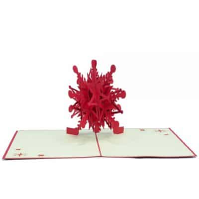 Love Rose Arch Pop Up Card - Wedding 3D Cards, Anniversary