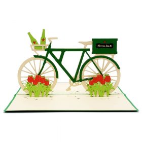 Artist Bike Pop up Card, Custom Pop up Cards, Made by Manufacturer Vietnam