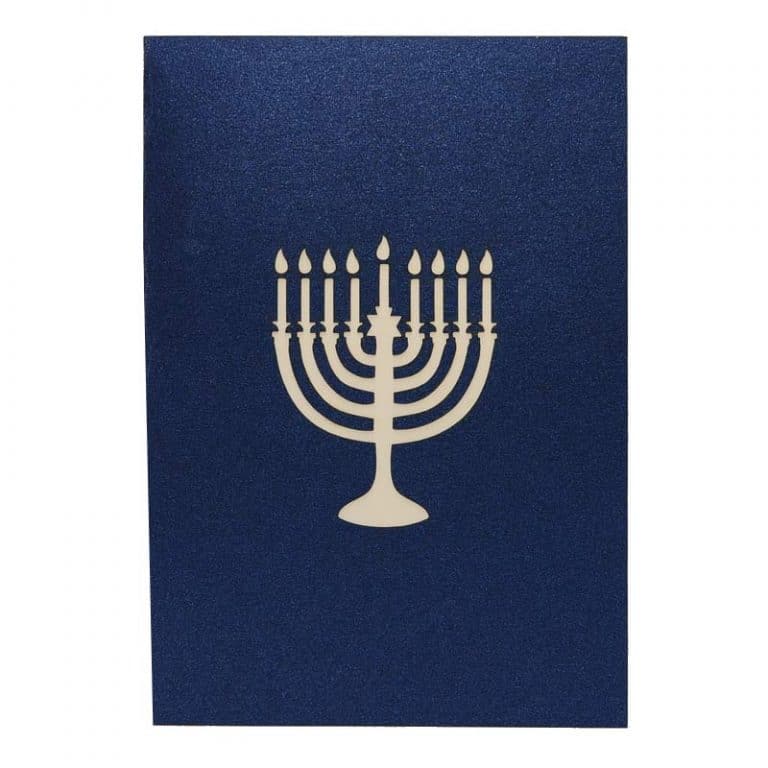 Hanukkah candles pop up card ,3D Jewish greeting card, pop up card ...