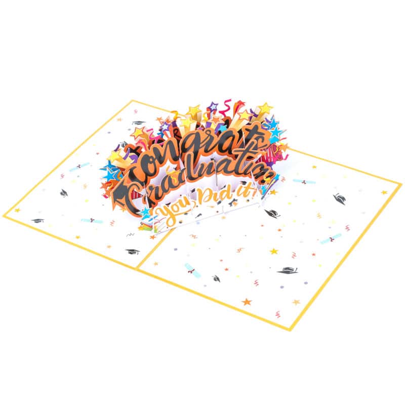 Graduation 3D greeting card Gallery-CharmPop-Manufacture pop up cards