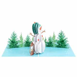 Snowman Pop Up Card - Xmas Pop Up Card Supplies