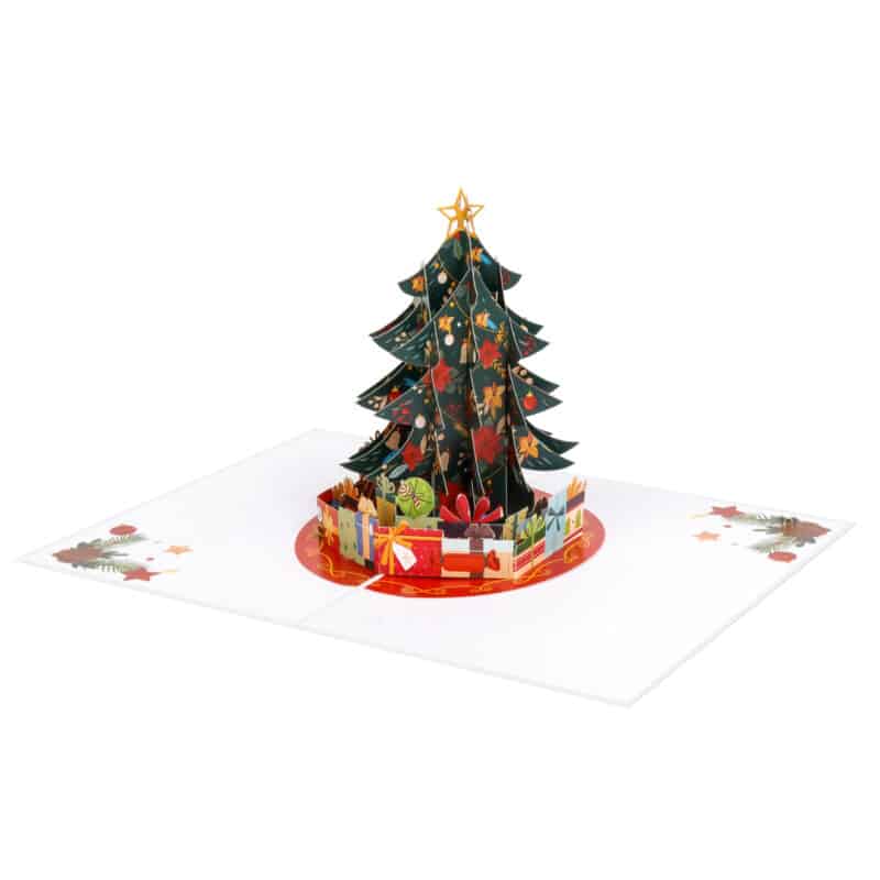 Christmas Tree Pop Up Card - 3D Cards Manufacturer