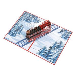 Santa Express Pop Up Card - Xmas Pop Up Card Supplies